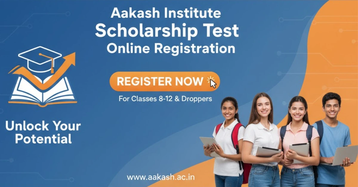 Aakash Institute Scholarship Test Online Registration Form