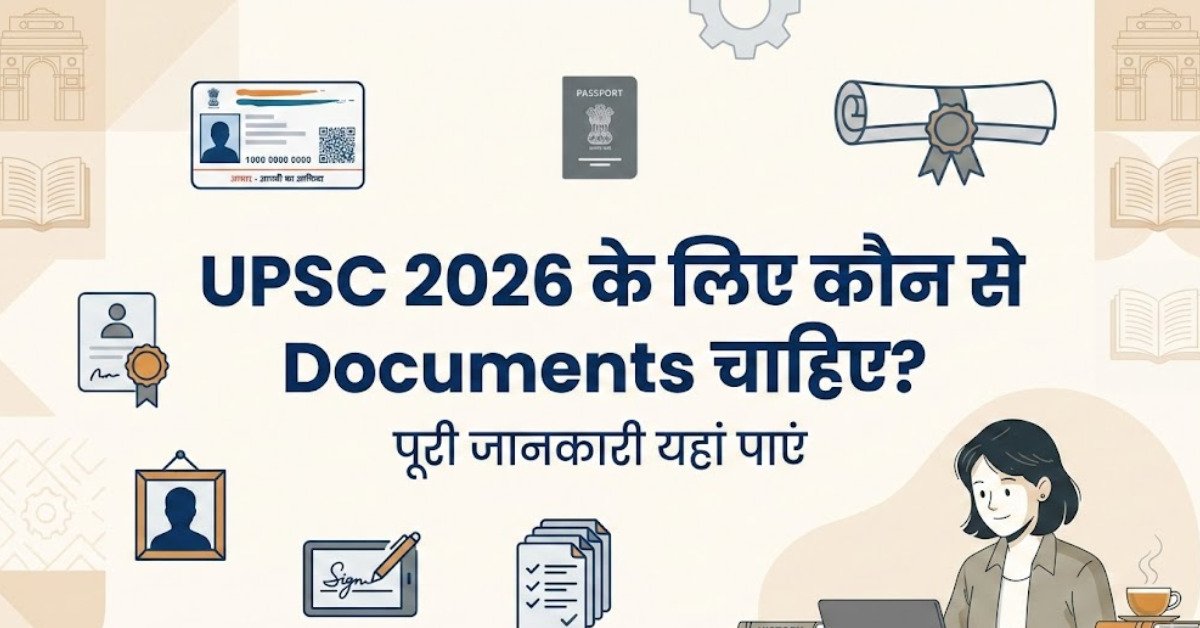 🪪UPSC 2026 के लिए कौन से Documents चाहिए? पूरी जानकारी यहां पाएं