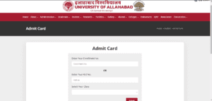 [2026] Allahabad University Admit Card: Direct Download Link | Allduniv ...