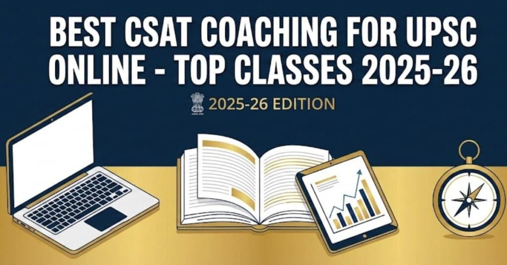 Best CSAT Coaching For UPSC Online - Top Classes 2025